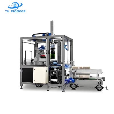 China Bottle Case Packing Machine With Protective Rubber Grippers For All Bottle Types for sale