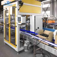 China Bottle Case Packing Machine With Protective Rubber Grippers For All Bottle Types for sale