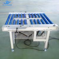 China Durable Cross Rotary Conveyor 0.75KW Power For Food And Chemical Industries for sale