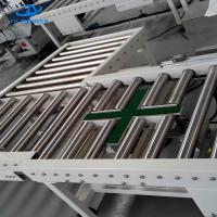 China Durable Cross Rotary Conveyor 0.75KW Power For Food And Chemical Industries for sale