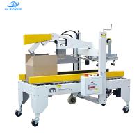 China Flexible Operation Automatic Box Sealing Machine With Stainless Steel Construction for sale