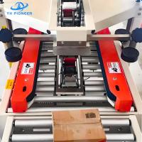 China Flexible Operation Automatic Box Sealing Machine With Stainless Steel Construction for sale