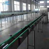 China Variable Speed Control Bottle Conveyor Systems , Bottle Transfer Conveyor 45m/min for sale