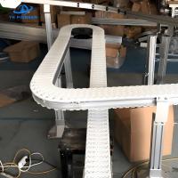 China Flexible Bottle Chain Conveyor Systems with Adjustable Speed up to 30m/min for sale