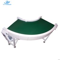 China Customizable Turning Belt Conveyor With 0-30m/Min Variable Speed 220V 380V for sale