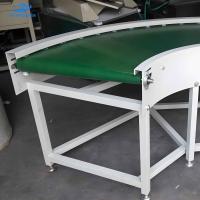 China Customizable Turning Belt Conveyor With 0-30m/Min Variable Speed 220V 380V for sale