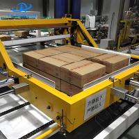China Efficient Whole Layer Palletizer Machine For 10-20 Cases/min With 12.0KW Power And 0.6m3/h Air Consumption for sale