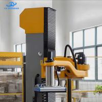China High Efficiency Single Column Palletizer System with 300 Bags/Hr Capacity and Customizable Stacking Options for sale