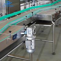 China Customizable Bottle Chain Conveyor with Q235 / SUS304 Chain Material and Various Voltage Options for sale