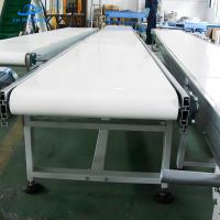 China Customizable Food Belt Conveyor System with PVC or PU Belt Options and 250W Electric Motor Drive for sale