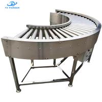 China Customized Roller Turning Conveyor With Steel Or Galvanized Frame  Variable Motor Power For Reliable Operation for sale