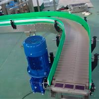 China Customizable Chain Plate Turning Conveyor With Stainless Steel Frame And Adjustable Speed For Reliable Material Handling for sale