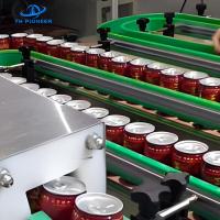 China High Precision Bottle Conveyor Systems With 20m/Min Speed And Adjustable Table Height For Reliable Bottle Handling for sale