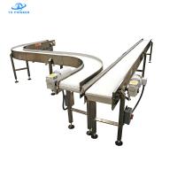 China Durable Stainless Steel Bottle Conveyor System for 1890N Working Load 500mm Minimum Back Radius for sale