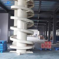 China Spiral Lifting Conveyor System with 201/SUS304 Stainless Steel Construction and Heat Resistant Features for sale