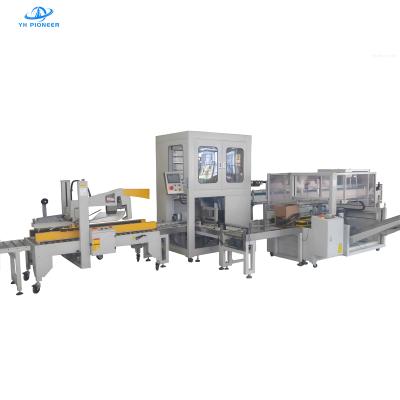 China Reliable Bag Carton Packer Machine For Soft Bag Packaging With Stainless Steel Construction And 7.5kw Motor Power for sale