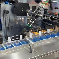 China Durable Stainless Steel Box Case Packer With Aluminum Frame And Organic Glass Guard For Sanitary Packaging Solutions for sale