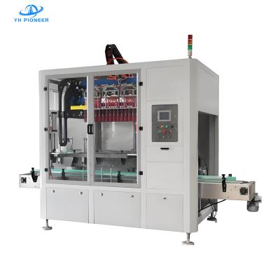 China Flexible Bottle Case Packer With Customizable Pallet Sizes And 4.6KW Power High Speed Canning Lines for sale