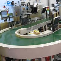 China Durable Stainless Steel Turning Belt Conveyor With Customizable 300~1000MM Conveying Width And 30°-90° Angles for sale