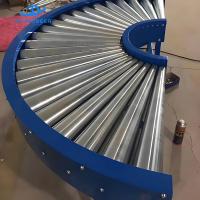 China Flexible and Durable Roller Turning Conveyor System in Stainless Steel 304 for 80KG/200KG Load Capacity for sale