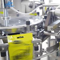 China Durable Rotary Pouch Packing Machine with Stainless Steel Construction for Safe and Hygienic Food and Beverage Packaging for sale