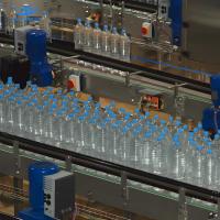 China Durable POM Chain Plate Bottle Conveyor Systems with Stainless Steel Components for Longevity for sale