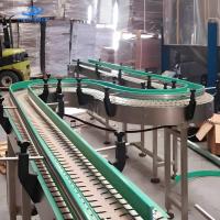 China High Efficiency Bottle Conveyor Systems with POM and Stainless Steel Chain Plates for Reliable Material Handling for sale