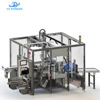 China High Fficiency Drop - Type Bottle Case Packer For PET Glass And Aluminum Bottles With 6kw Power And Low Noise Operation for sale
