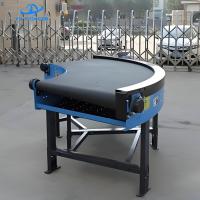 China Space Saving Turn Belt Conveyor System With Stainless Steel Frame For Efficient Material Handling In Factories for sale
