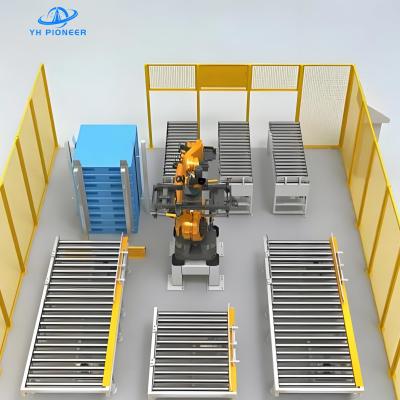 China Stable and Reliable Bag Palletizer Machine with ±0.15mm Repeatability for Precision Palletizing for sale