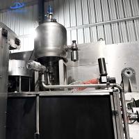 China Stainless Steel Roof Carton Filling Machine 304 316 Material For Hygienic Juice Packaging Compact 3300mm Length Space Optimized Design for sale