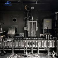 China Stainless Steel Roof Carton Filling Machine 304 316 Material For Hygienic Juice Packaging Compact 3300mm Length Space Optimized Design for sale
