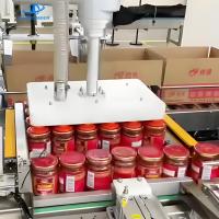 China Automatic Case Packer Line for Bottles Cans Bottled Jam Carton Case Packing Machine for sale