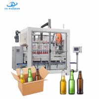 China Beer Carton Packer Machine Suitable for Various Bottles Cans and Cups for Diverse Packaging Needs for sale