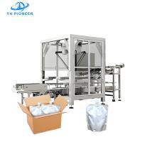 China Soft Bags Pouches Carton Packer Machine with Customizable Carton Size for sale