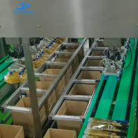 China Soft Bags Pouches Carton Packer Machine with Customizable Carton Size for sale