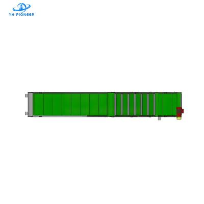 China Custom Length Plastic Belt Modular Conveyor Systems With 500-800mm Belt Width for sale