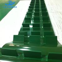 China Adjustable Speed Flat Top Modular Belt Conveyor SS304 Carbon Steel Coated Frame for sale
