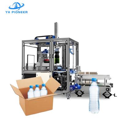 China Automatic  Water Case Packer Machine with Stainless Steel Construction for Energy Efficient Operations for sale