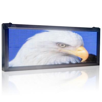 China P5 RGB Full Color WiFi Programmable LED Monument Sign Outdoor Advertising Screen 192x64 5000cd for sale