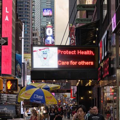 China P5 RGB Outdoor LED Video Sign 40x15 Inch Waterproof Advertising Display for Restaurant Store for sale