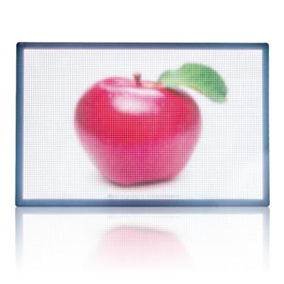 China P8mm 28x43inch Outdoor Programmable LED Sign RGB Full Color 5000cd Brightness for sale
