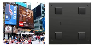 China Front Service Screen Outdoor LED Advertising Display P8RGB 320X320MM Module for sale