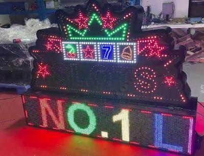 China P10 Two-Sided SDK LED Display 100×36×40cm Outdoor Waterproof 6000 Nits Brightness for sale