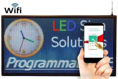 China P6RGB Full Color LED Sign 640x320mm WiFi Outdoor Digital Advertising Board 5000cd/m² for sale