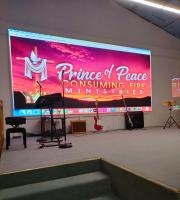 China Indoor High Refresh Church LED Display P3.076 Die Casting Aluminum Cabinet 3840Hz for sale
