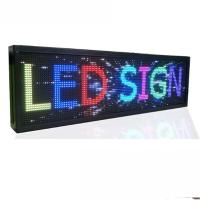 China P5 RGB Outdoor LED Window Display Sign 32×384cm with WiFi Control and 6000mcd Brightness for sale