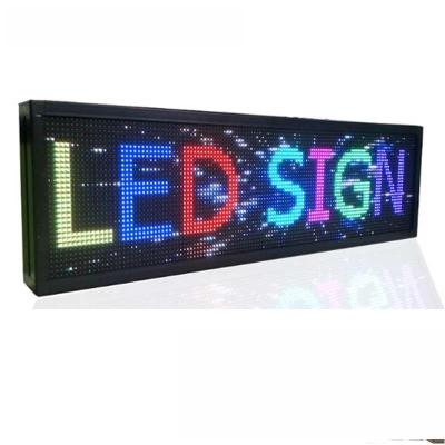 China P5 RGB Outdoor LED Window Display Sign 32×384cm with WiFi Control and 6000mcd Brightness for sale