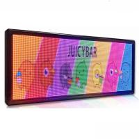 China P5 RGB LED Scrolling Display 96x320cm Outdoor Full Color 6000mcd Brightness with WIFI Control for sale