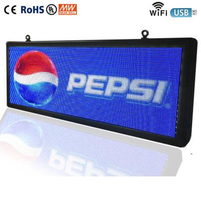 China 48×160 P10RGB Outdoor Digital LED Sign with WiFi - 6000 Nits Brightness, 65×21 Inch Display for sale